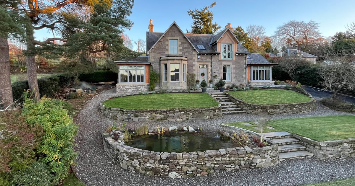 Conservation Rooflights in Welsh Slate Roof in Stirling