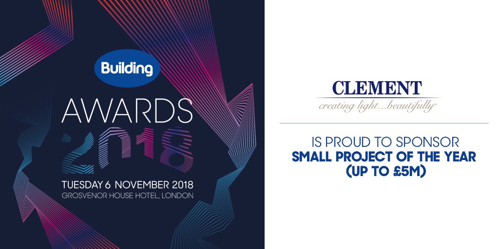 Clement sponsor Building Awards 2018